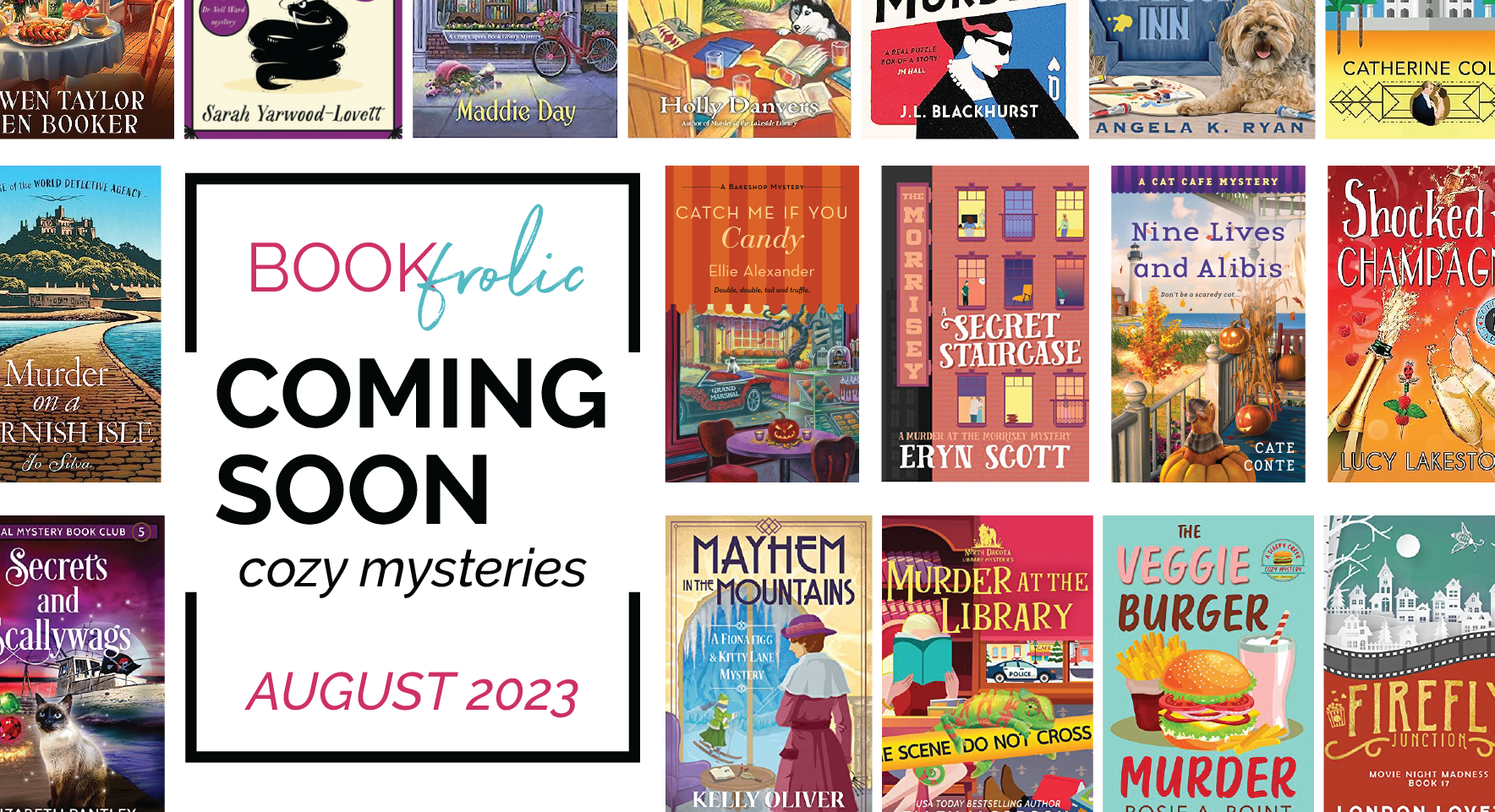 Coming soon! Cozy Mystery new releases for August 2023 * book frolic