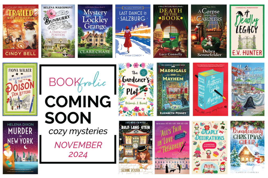 Coming soon! Cozy Mystery new releases for November 2024 * book frolic