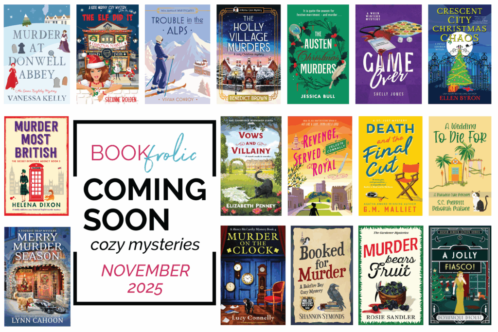 Coming soon! Cozy Mystery new releases for November 2025 * book frolic