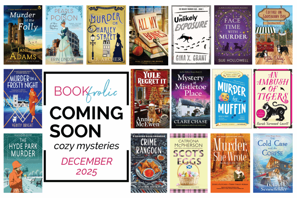 Coming soon! Cozy Mystery new releases for December 2025 * book frolic